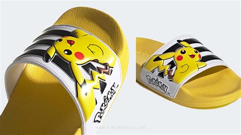 Pokémon X Adidas Collab Sees New Pikachu Slides Released Already Sold Out Nintendo Wire