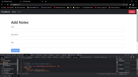 Help Needed Issue CodeWithHarry INotebook React GitHub