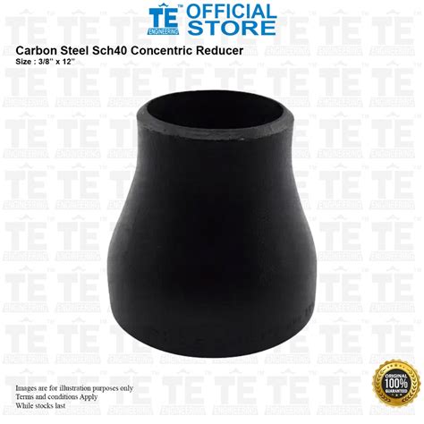 Carbon Steel Sch 40 Concentric Reducer Size 12” 2 12” Shopee