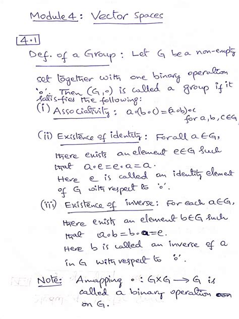 19 Vector Space Subspace And Examples 24 09 2024 Pdf