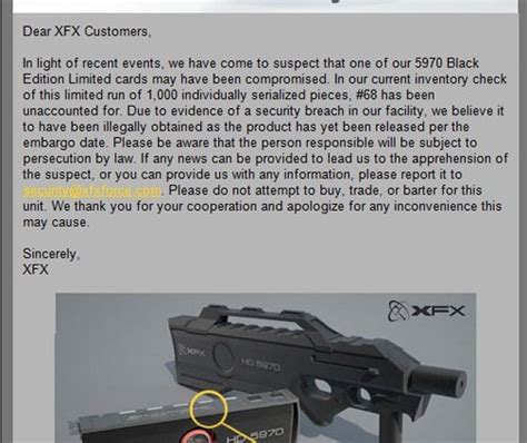XFX Stolen Video Card Is Actually A Clever Marketing Ploy
