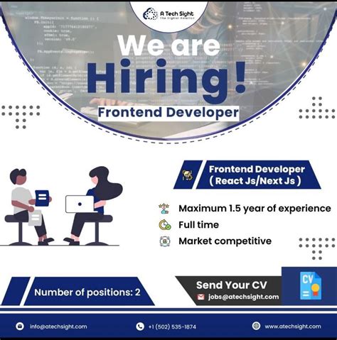 a tech sight on linkedin jobs hiring developer frontenddeveloper