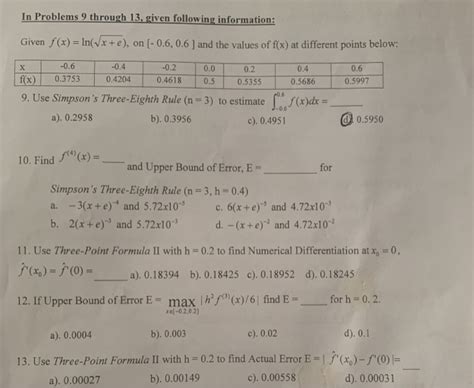 Solved In Problems 9 Through 13 Given Following
