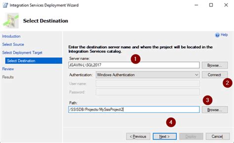 Extract Import And Migrate SSIS Project
