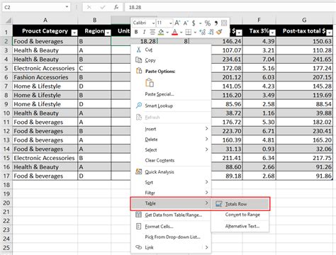 How To Add A Total Row In Excel Table Easy Ways