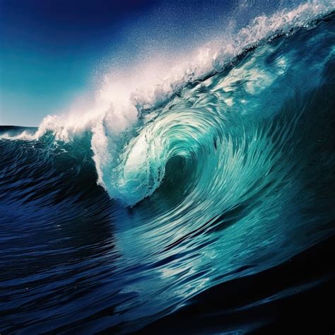 Premium Ai Image A Wave Is About To Crest
