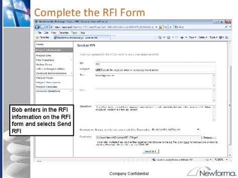 Info Exchange Workflow Examples For External Users RFIs