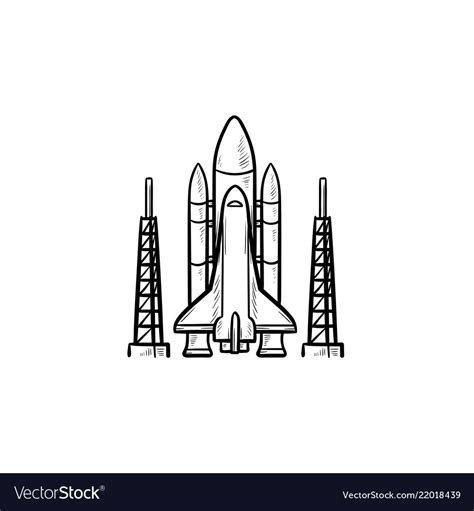 Space Shuttle Outline Space Shuttle Blueprint Digital File Instant