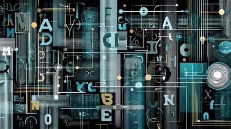 Flowing Characters And Logic Chains Illustrate Ai Language Processing