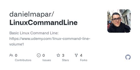 github danielmapar linuxcommandline basic linux command line