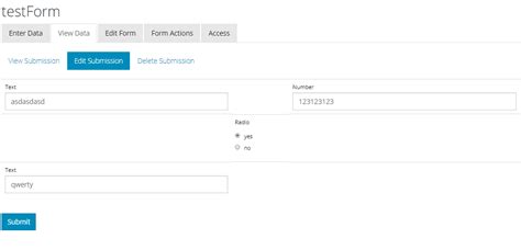 Table Not Working In A Form Submission View Issue 577 Formio