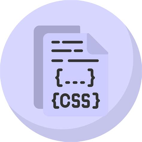 Css File Vector Icon Design Vector Art At Vecteezy