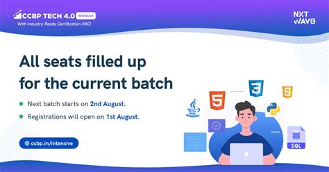 nxtwave on twitter we re full with ccbp tech 4 0 intensive program