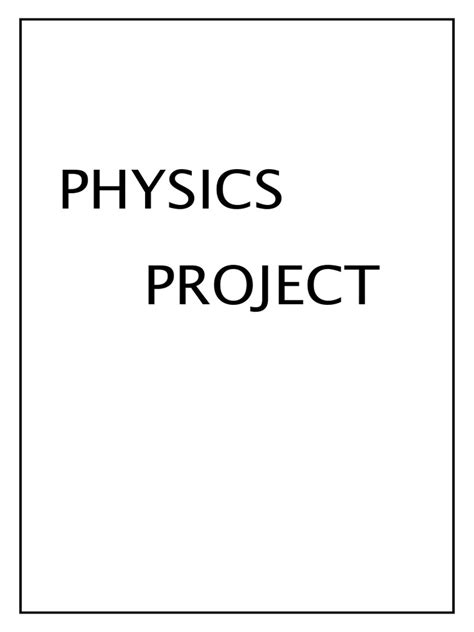 Physics Project Pdf Electrical Resistance And Conductance