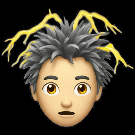 Frazzled Person With Electricity Emoji Ai Emoji Generator
