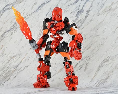 Bionicle Moc Toa Tahu Bionicle Toa Of Fire Simple Bionicle Mocs