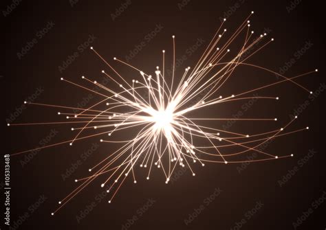Astrophysics Concept Scientific Research Particles Collision In
