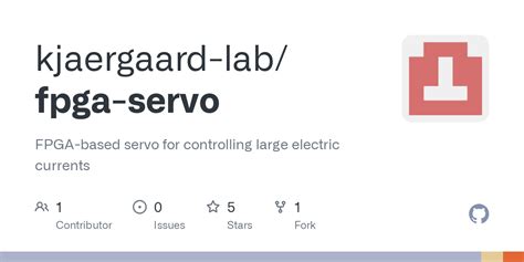 Github Kjaergaard Labfpga Servo Fpga Based Servo For Controlling