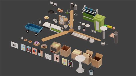Low Poly Props Ultimate Pack