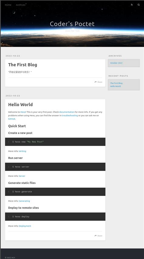 github pages hexo memos