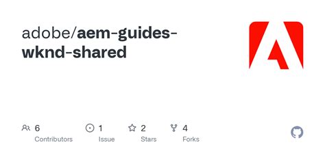 Github Adobeaem Guides Wknd Shared