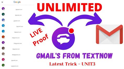 create gmails from textnow create gmail s from usa numbers unlimited