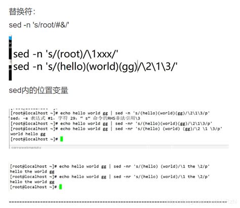 shell正则表达式之sed shell sed e csdn博客