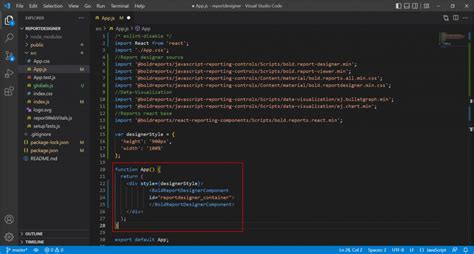 How To An Add Report Designer To React Application