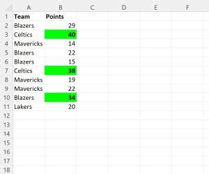 VBA How To Apply Conditional Formatting To Cells