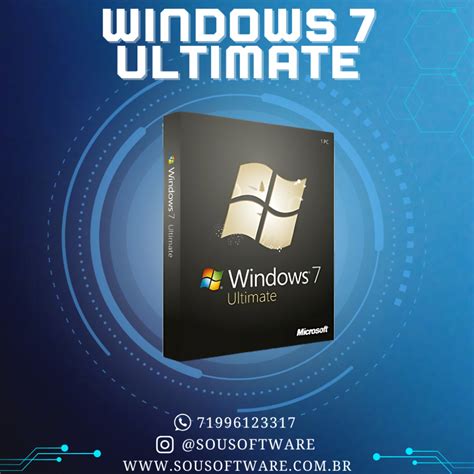 Windows 7 Ultimate Chave 25 Digitos Exclusiva Sousoftware