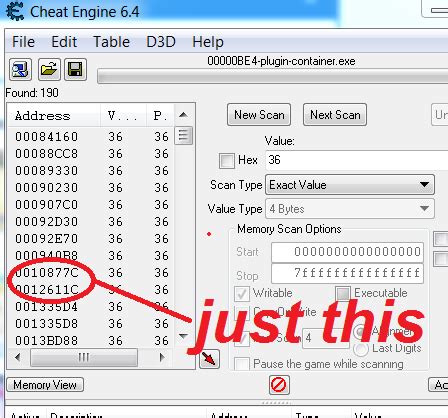 Cheat Engine :: View topic - exclusive lines with an "C"