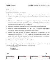 LAB Pdf Due Date October Th PM Lab Points Before You Start Keep In Mind
