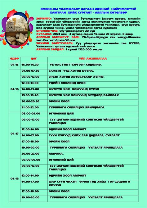 МАЛЫН ЭЗЭН ҮЙЛДВЭРИЙН ЭЗЭН БОЛЦГООЁ Сүү сүүн бүтээгдэхүүн үйлдвэрлэгч малчид саалчид фермер