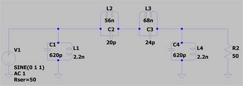 Rf Physical Implementation Of A Band Pass Filter Does Not Match