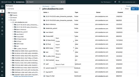 Preview The New Workspace Browser Databricks Blog