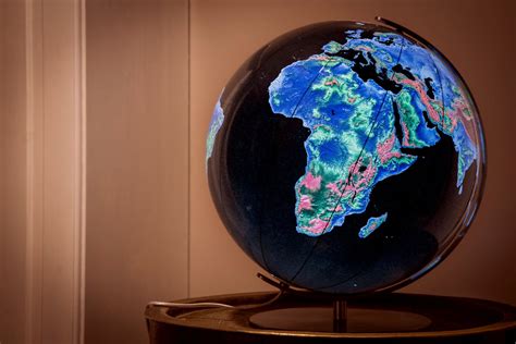 Elevation Globe In Black Grasshopper Geography