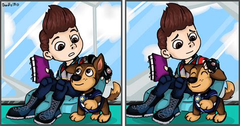 Ryder And Chasechilling Out By Doodlz18 On Deviantart