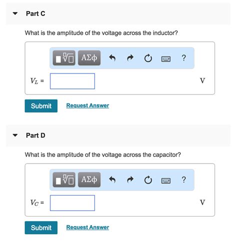 solved constants part a in an l r c series circuit 305