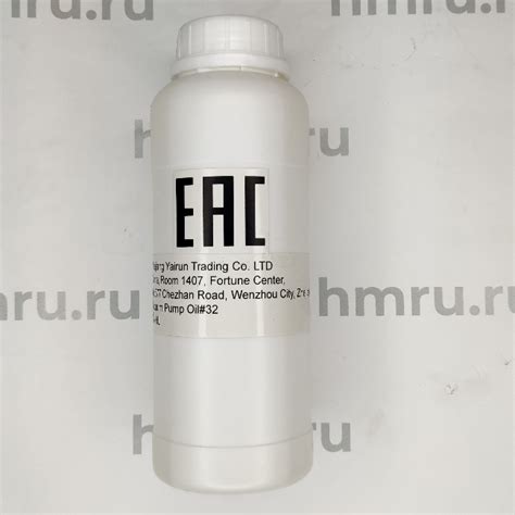 Масло для вакуумных насосов DZ, XDZ, HL (минеральное, VG-32) бутылка 0 ...