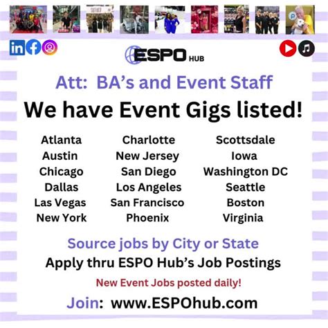 Tse Staffing And Events On Linkedin Eventjobs Eventgigs Job Event