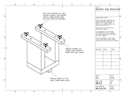Router Jig For Lathe Plans — Starr Woodworks