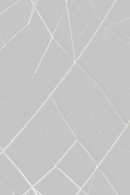 Premium Photo Minimal Wireframe White Abstract Background