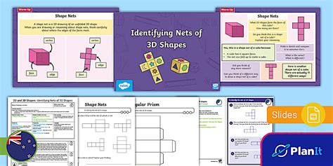 During Year 5 Spatial Reasoning 2d And 3d Shapes Identifying Nets Of 3d