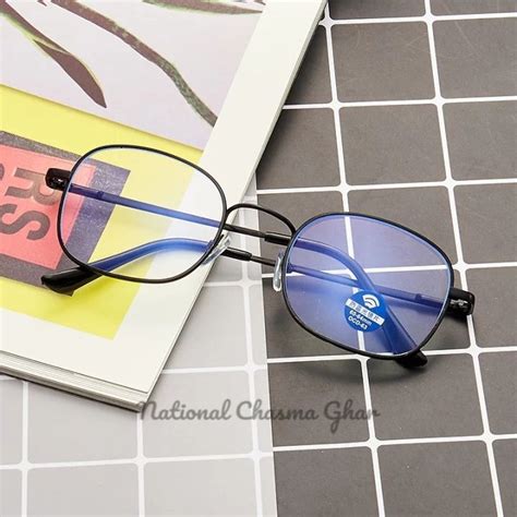 Metal Frame Cut Light Blocking Glasses 100 Uv Protection Classic Looks