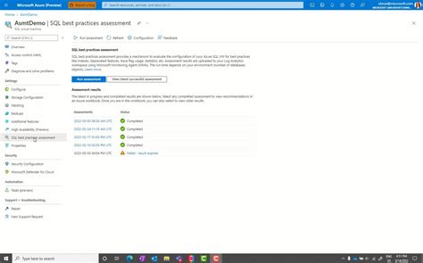Ga Sql Best Practices Assessment For Sql Server On Azure Vms Razure