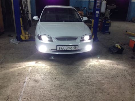 Ксенон в туманки — KIA Spectra, 1,6 л, 2008 года | электроника | DRIVE2
