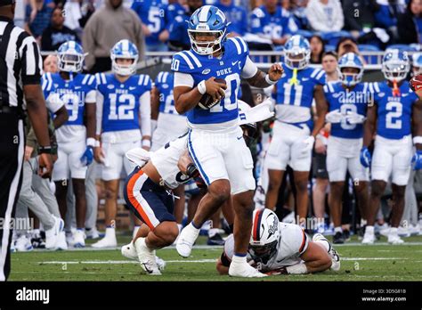 Duke Quarterback Darian Mensah 10 Spins Away From Virginias Landon