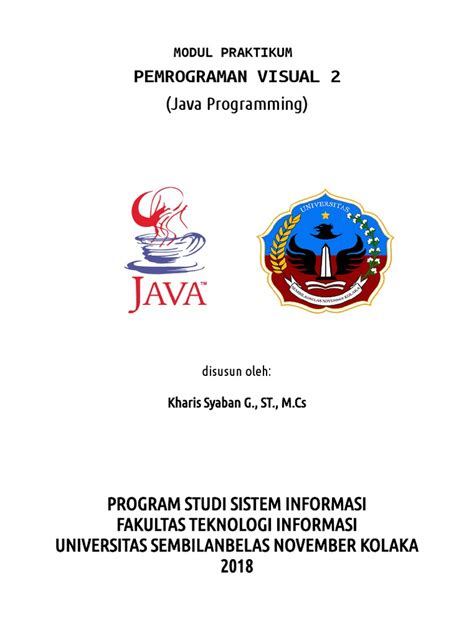 modul pemrograman java netbeans pdf
