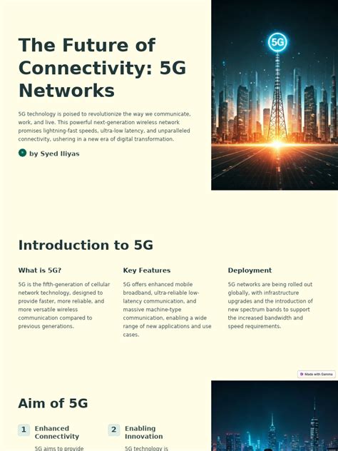 The Future Of Connectivity 5g Networks Pdf