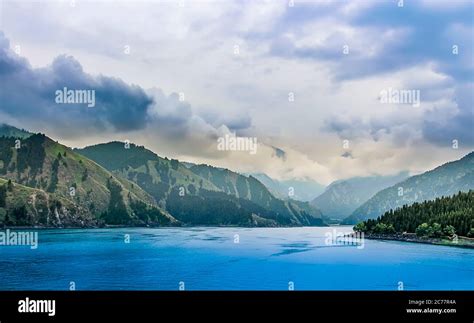 Tianchi Is An Alpine Lake In Bogda Shan Fukang City Xinjiang China